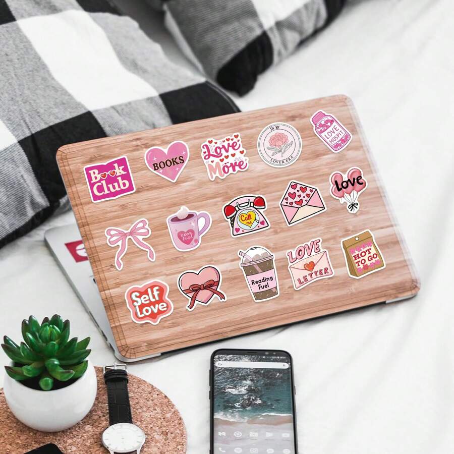 50PCS Lover Stickers Vinyl Aesthetics Stickers Scrapbooking, Diary ...