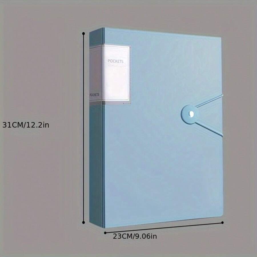 100 Transparent Pockets Multi-Layer Document Organizer - A4 Office And ...