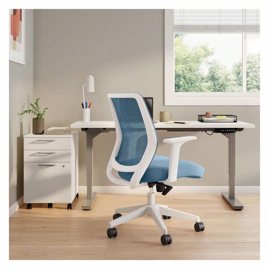 Ergonomic Fabric Swivel Task Chair | SHEIN USA
