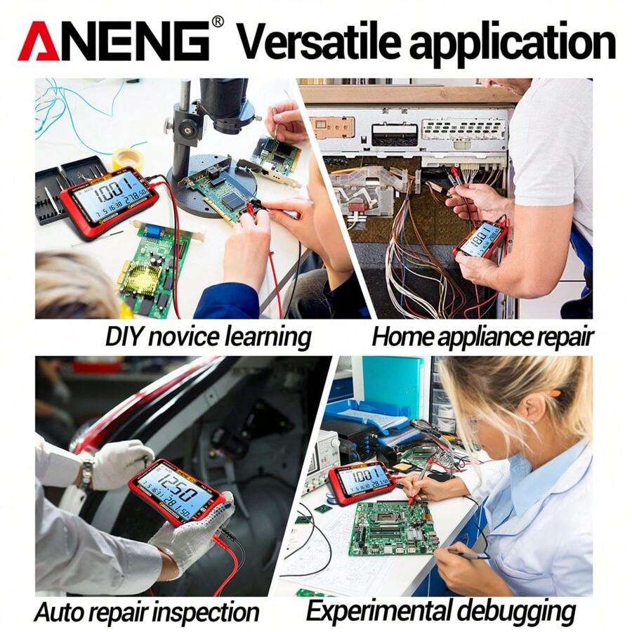 ANENG ANENG 613 New Fully Intelligent Digital Display Multimeter Three ...