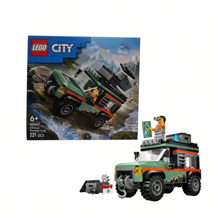 LEGO 60447 4X4 Mountain Off-Road Vehicle City Series 2025 Nieuwe educatieve bouwstenen voor ...