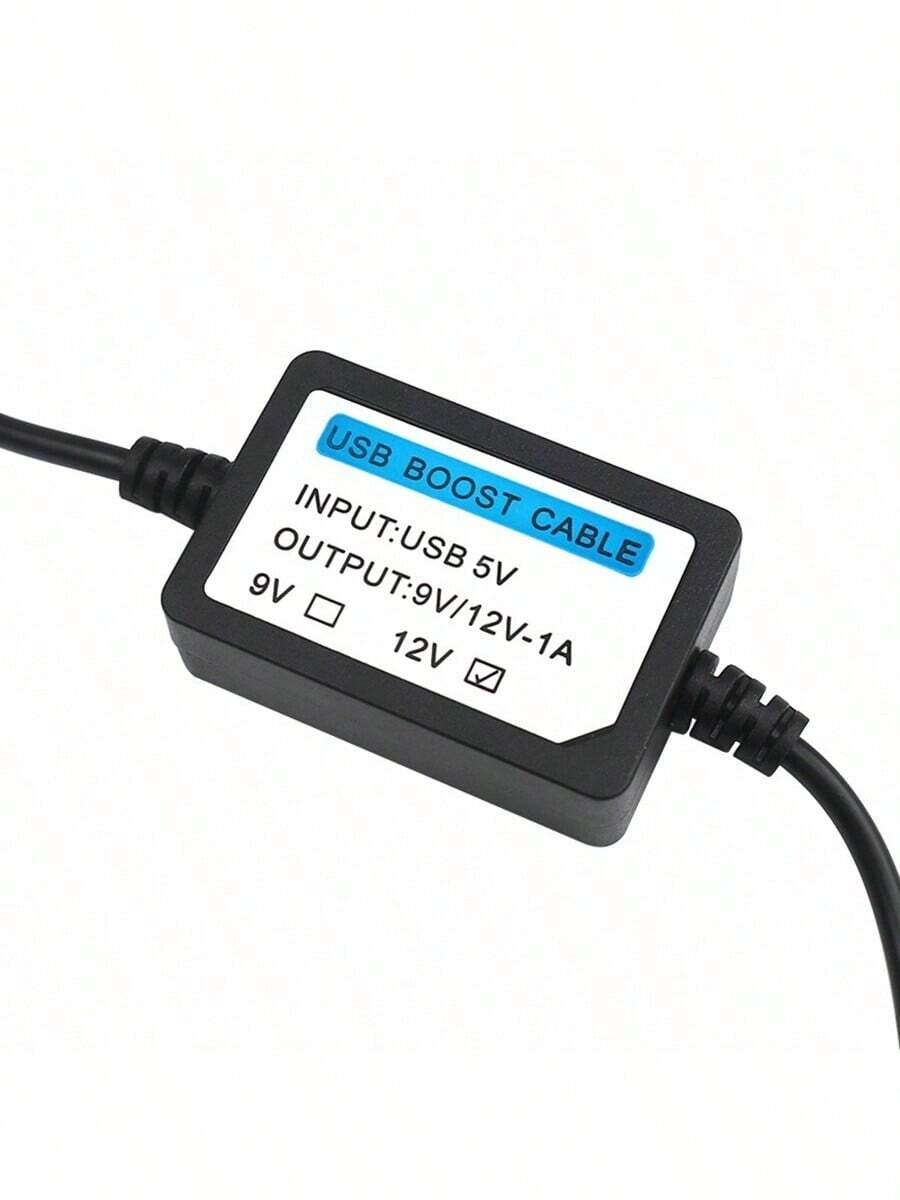 Cabo carregador USB para 5V para 12V Boost Cable Conversor USB para 5.5*2.1mm Jack Step Up Cabo ...
