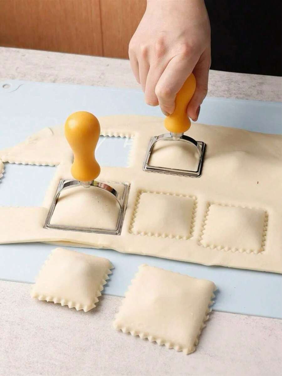 Ravioli Cutter Pastry Press Mold Dumpling Lace Embossing Device Ravioli ...