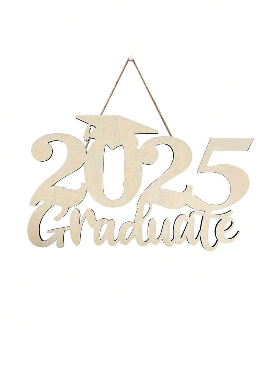 Class Of 2025 Wooden Logo Graduation Decorations 2025 Wooden Logo ...