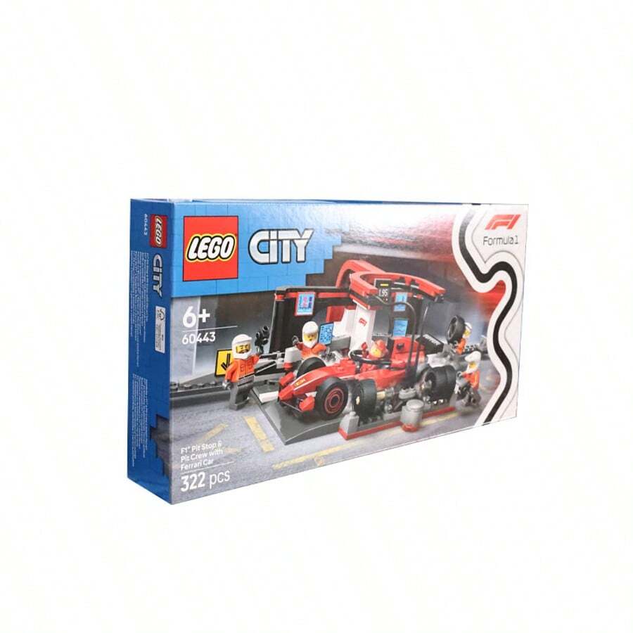 LEGO 60443 Ferrari F1 ® Racing Maintenance Station City Series 2025 ...