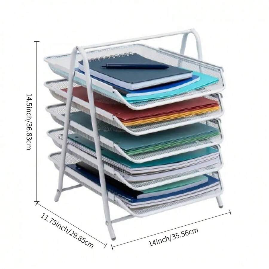 File Frame File Rack Store Multi-Layer Horizontal Storage Rack Table ...