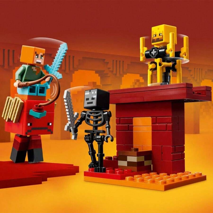 LEGO 21266 Lava Lake Battle Series 2025 Novos Blocos de Construção para ...