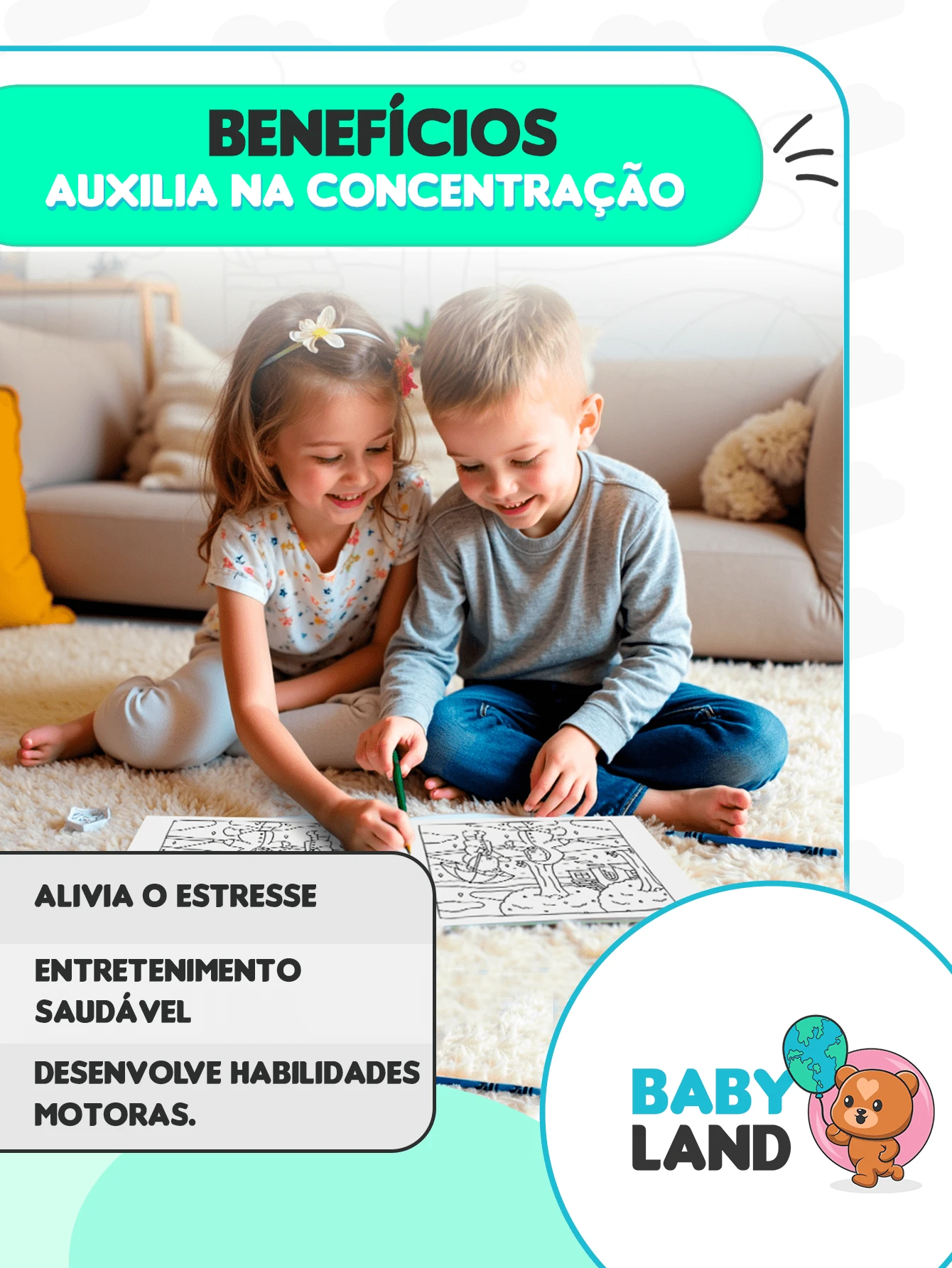 Bobbie Goods Coloring Book 50 Sheets 180 Gram Drawing Notebook Painting ...