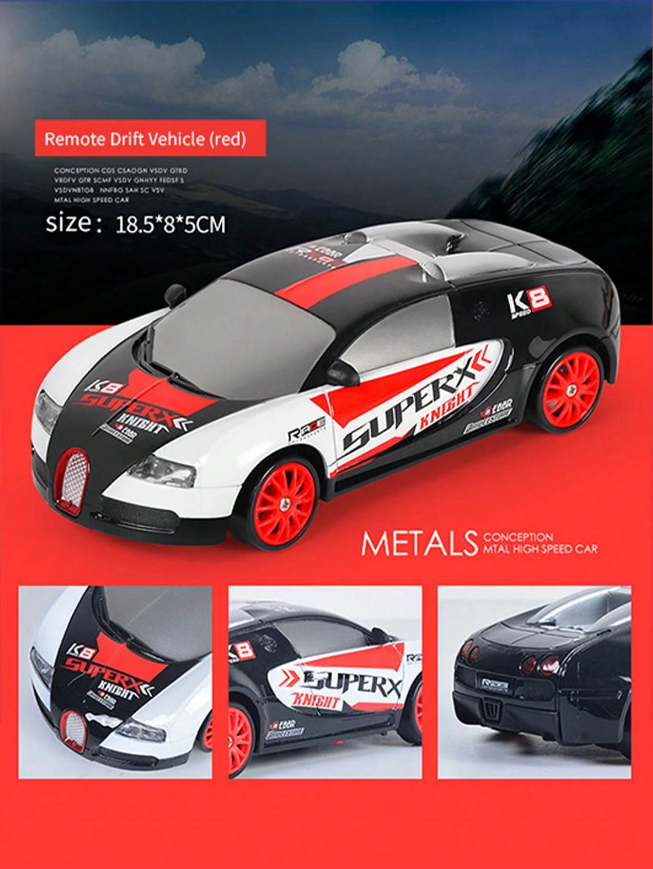 WLtoys 2.4G High Speed Drift Rc Car 4WD Toy Remote Control AE86 Model ...