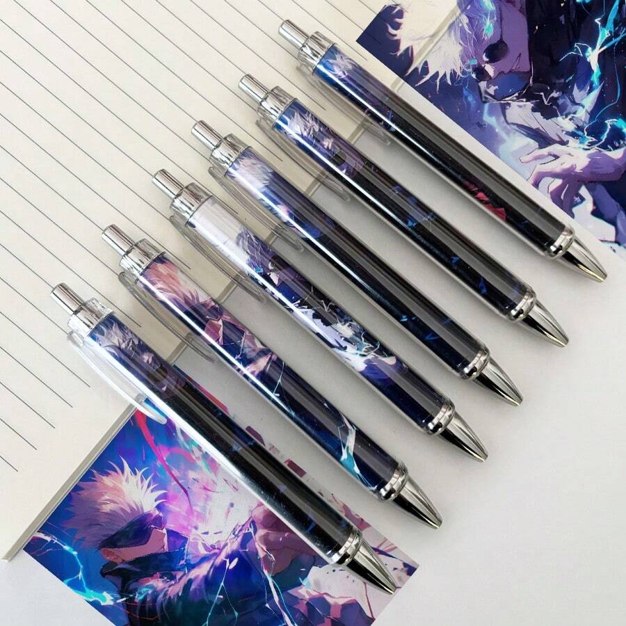 Jujutsu Kaisen 4pcs Jujutsu Kaisen Neutral Pens, Gojo Satoru, Ryomen ...