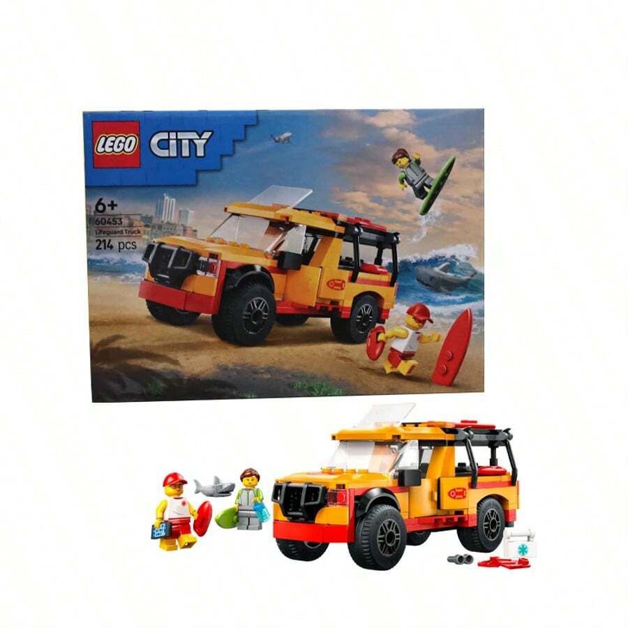 LEGO 60453 Beach Rescue Car City Series 2025 New Children's Educational ...