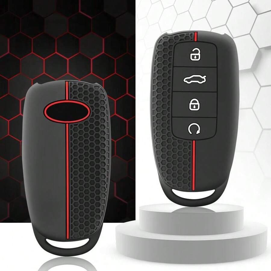 For Chery Tiggo 8 Pro Silicone Key Case Car Key Cover For Chery Tiggo 7 ...