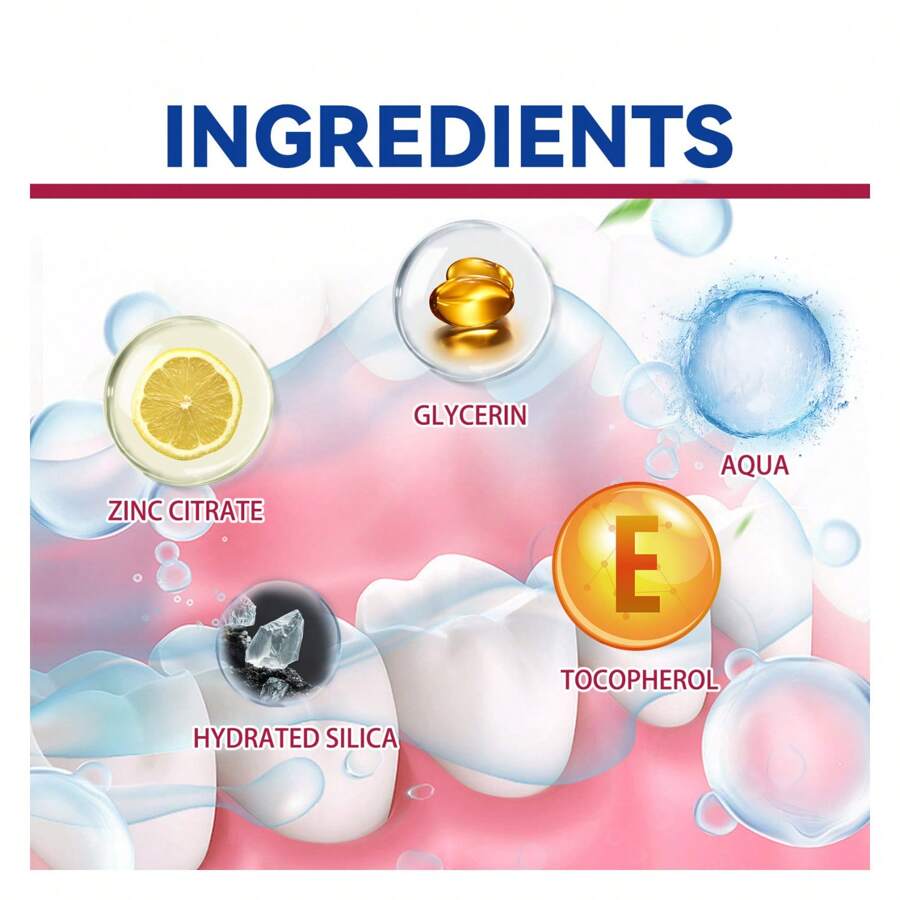 Anti-Cavity Gum Health Toothpaste, Clean Teeth Yellow Stains And Tartar ...