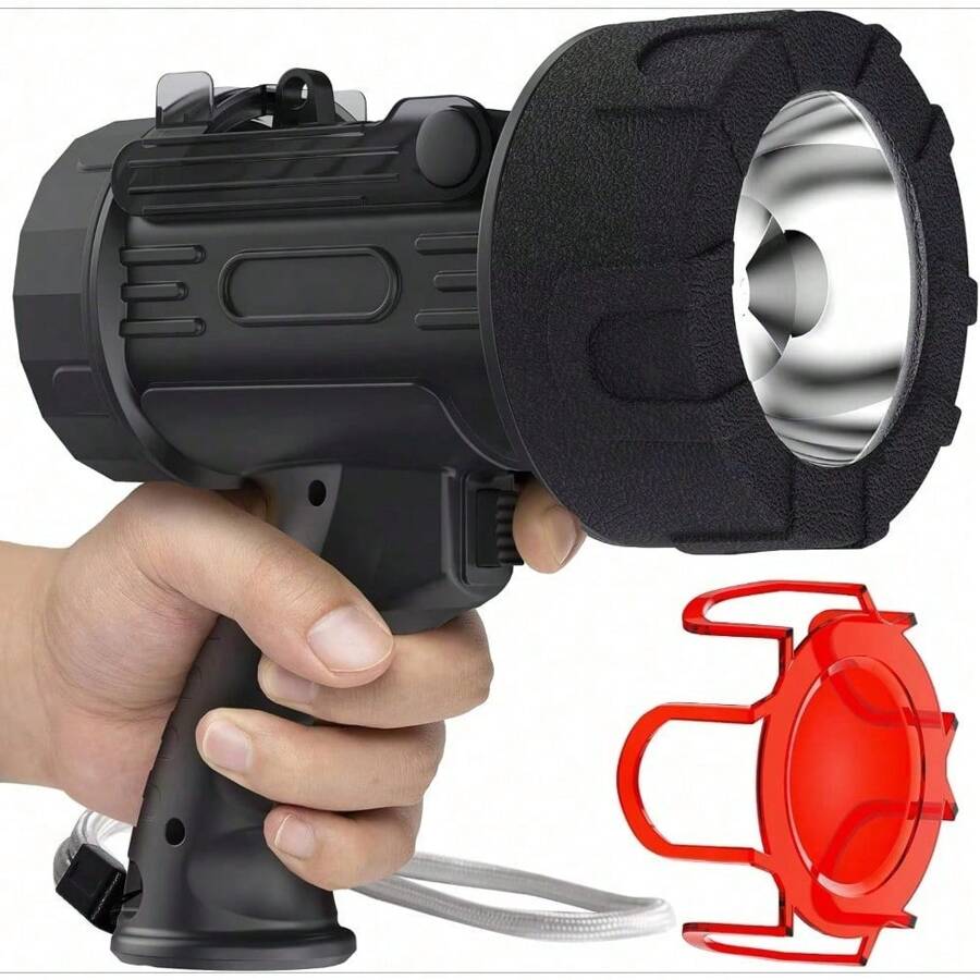 Rechargeable Spotlight Flashlight 1000 000 Lumens Hand Held Spotlight ... Rechargeable Spotlight Flashlight 1000 000 Lumens Hand Held Spotlight ...