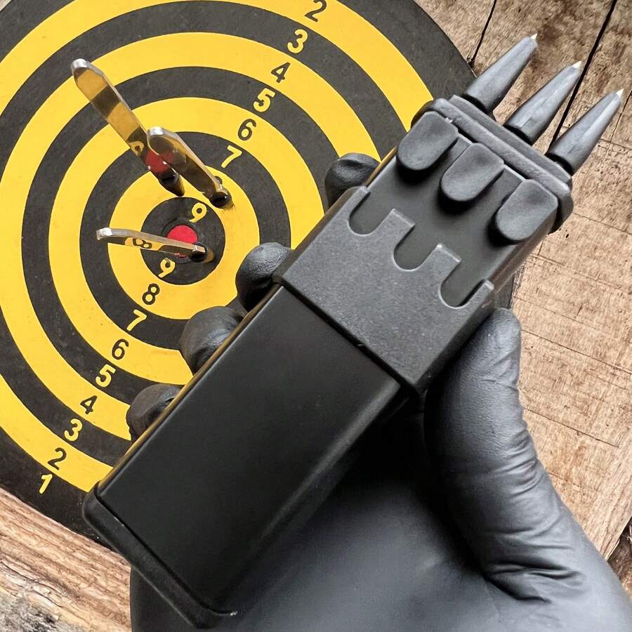 Ballistic Dart Launcher Dart Shootering Toys For Adults, Metal Darts ...