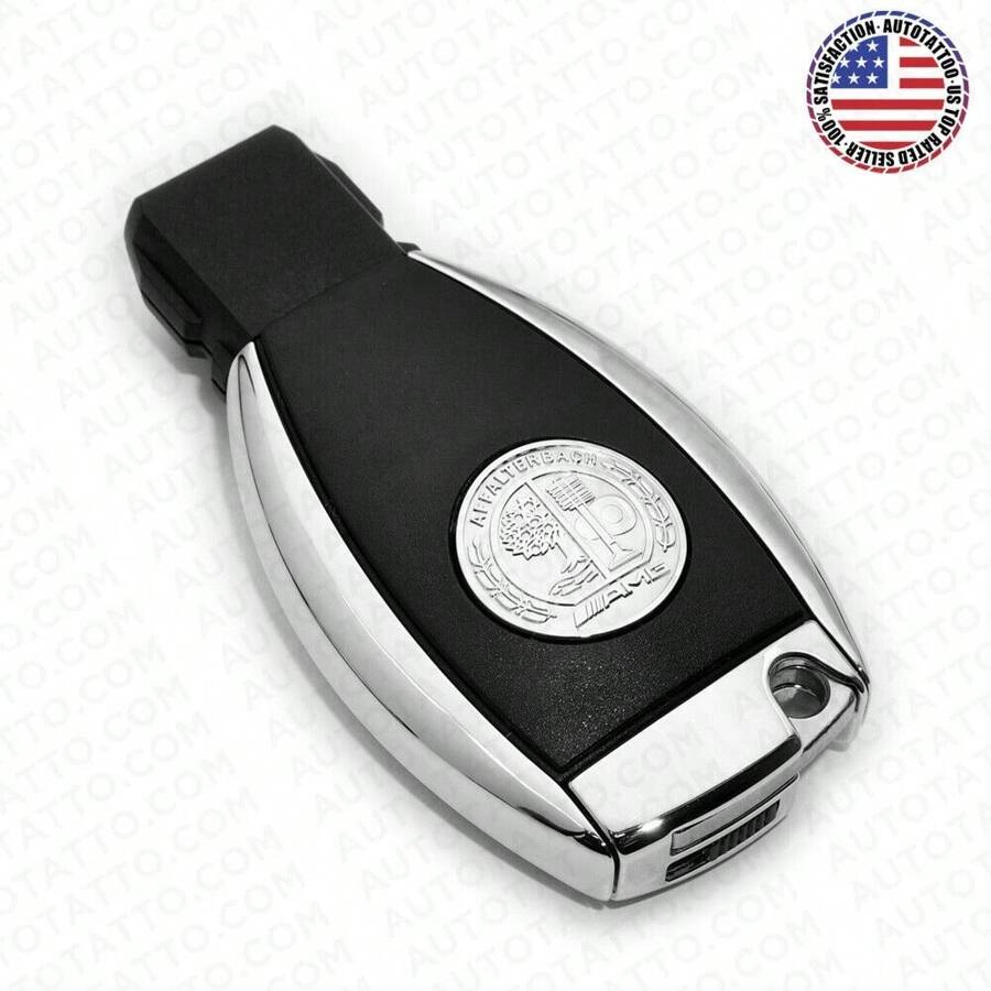 Genuine OEM Remote Key Cover Badge For Mercedes Car Key AMG Apple Tree ...