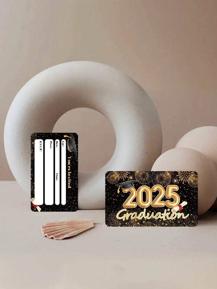 6/20Sheets Grad Party Invites, Graduation Ceremony Announcement 2025 ...