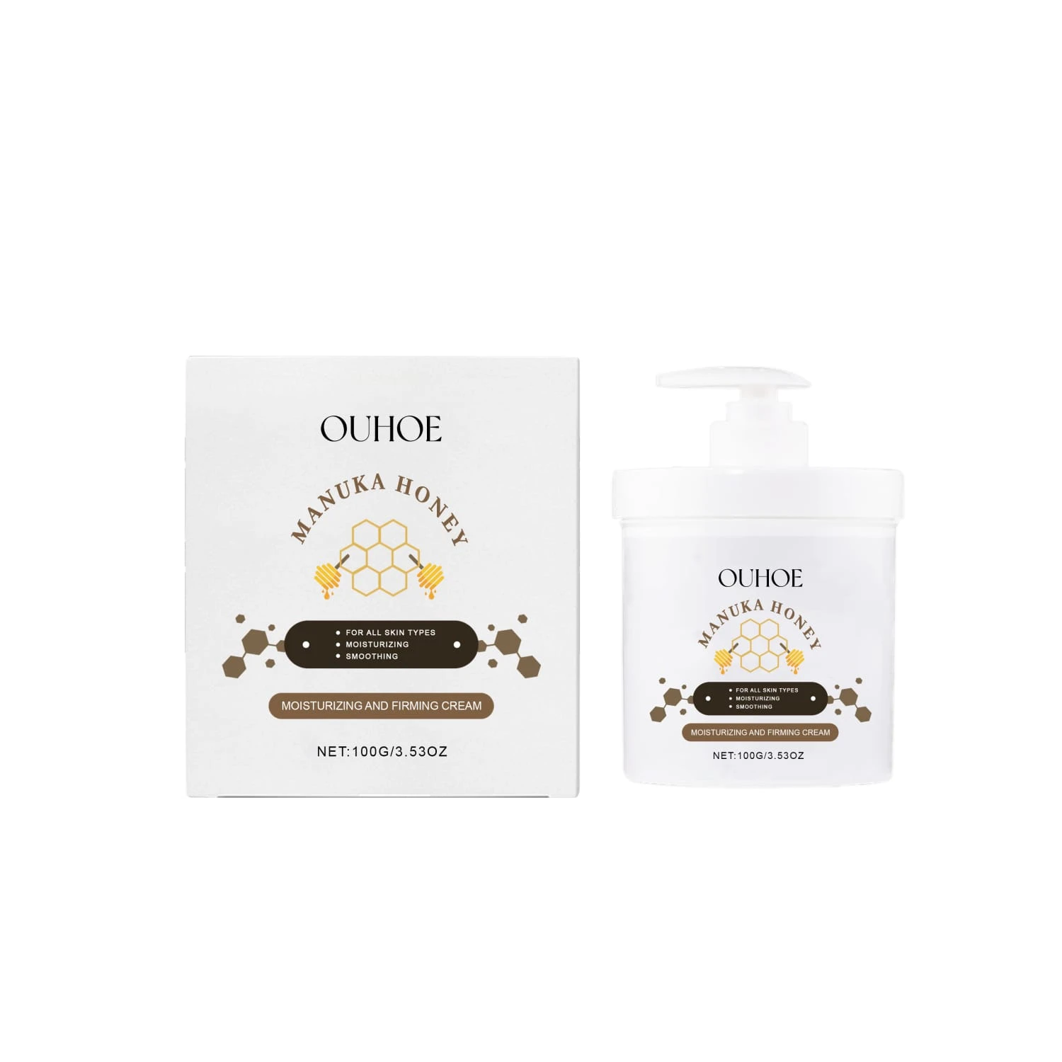 OUHOE Firming Body Cream, Moisturizing, Refreshing, Silky, Non-Greasy ...