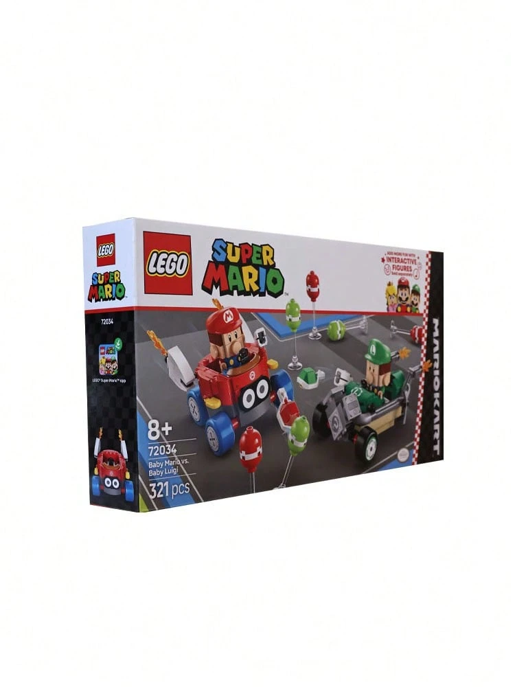 LEGO 72034 Mario Kart-Moliou Baby Vs Luigi Baby 2025 Novos Blocos De ...