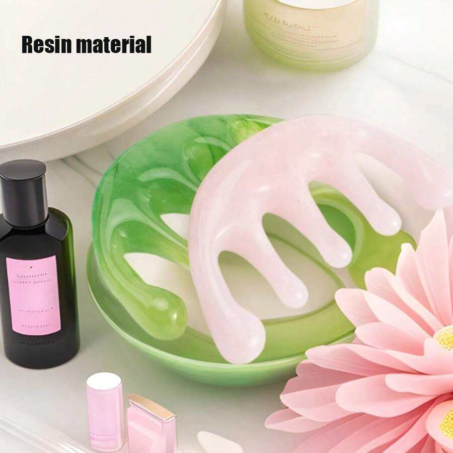 Cepillo de masaje de poliresin de 5 dientes, portátil y práctico para ...