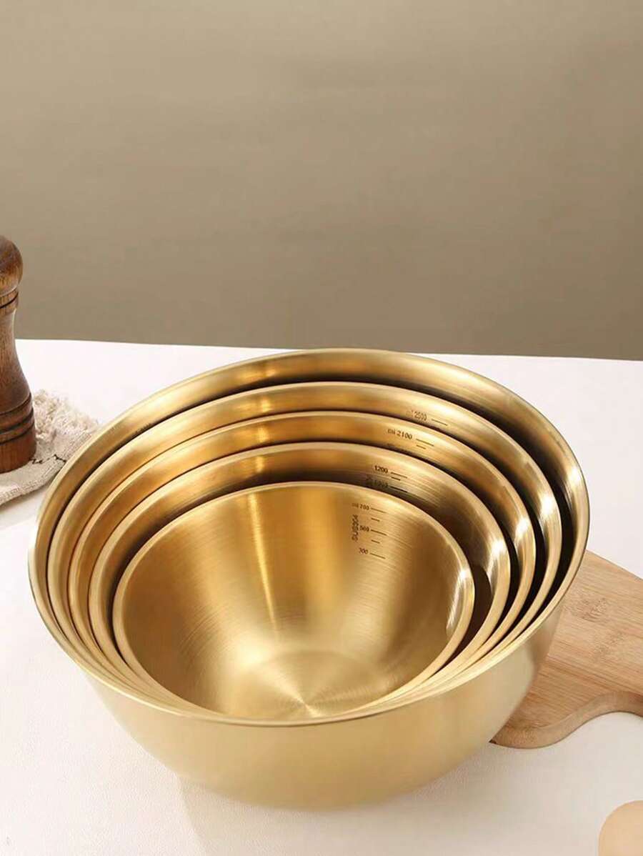 1/2 pieza(s) Juego de 3 tazones para ensalada de acero inoxidable ...