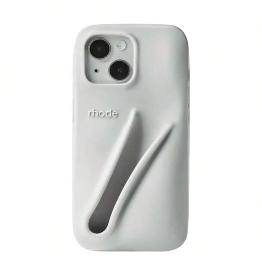 Rhode Lip Cover Phone Case Gray | SHEIN USA