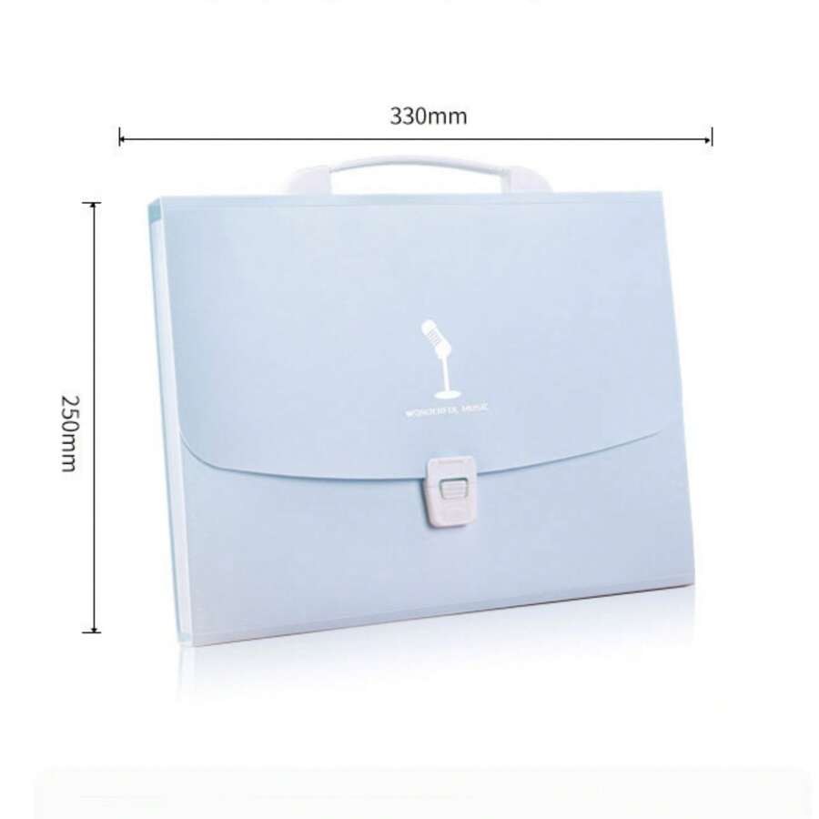 13-Grid A4 Accordion Folder, Student Briefcase Handbag, Multi-Layer ...