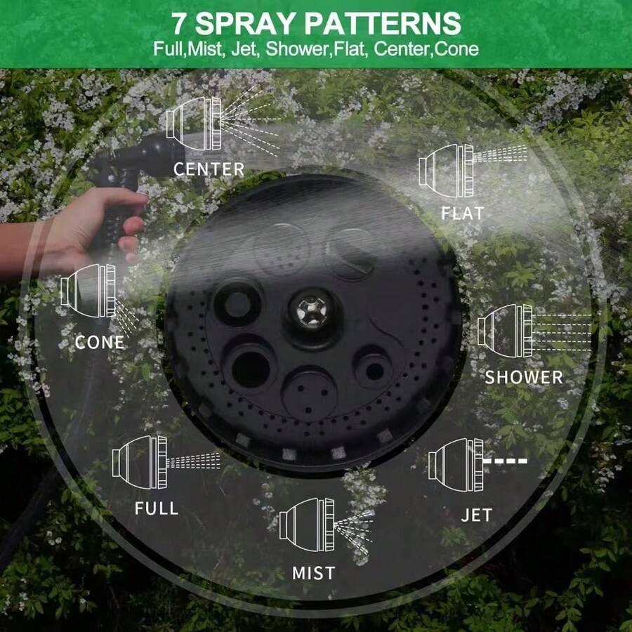 New 2025 Black Hose With Hooks, 25-100FT (7.5-30M) Expandable Magic ...