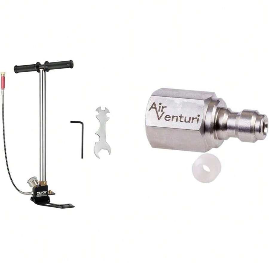 Airgun PCP Pump 4500PSI High Pressure Hand Pump 3 Stage Pump Chamber ...