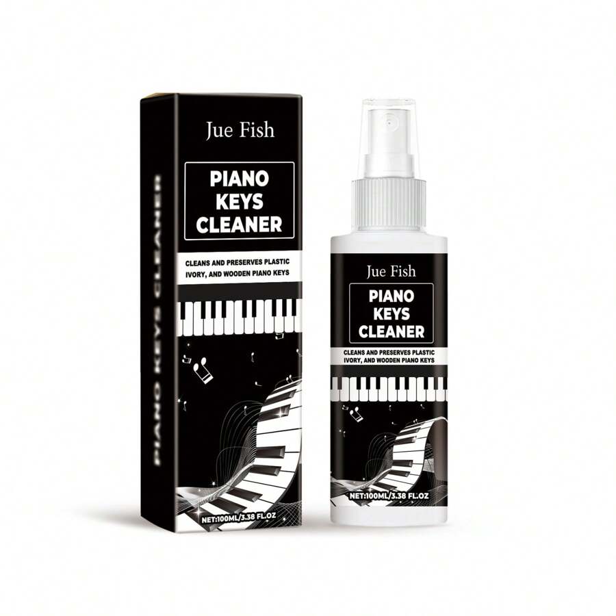 Jue-Fish Piano Key Cleaner Cleans Key Stains Gently And Protects Multi ...