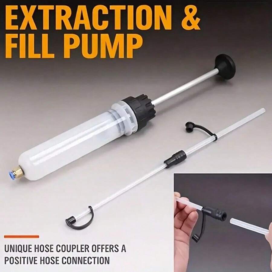 Oil Fluid Extractor Filling Oil Change Syringe Bottle Transfer ...