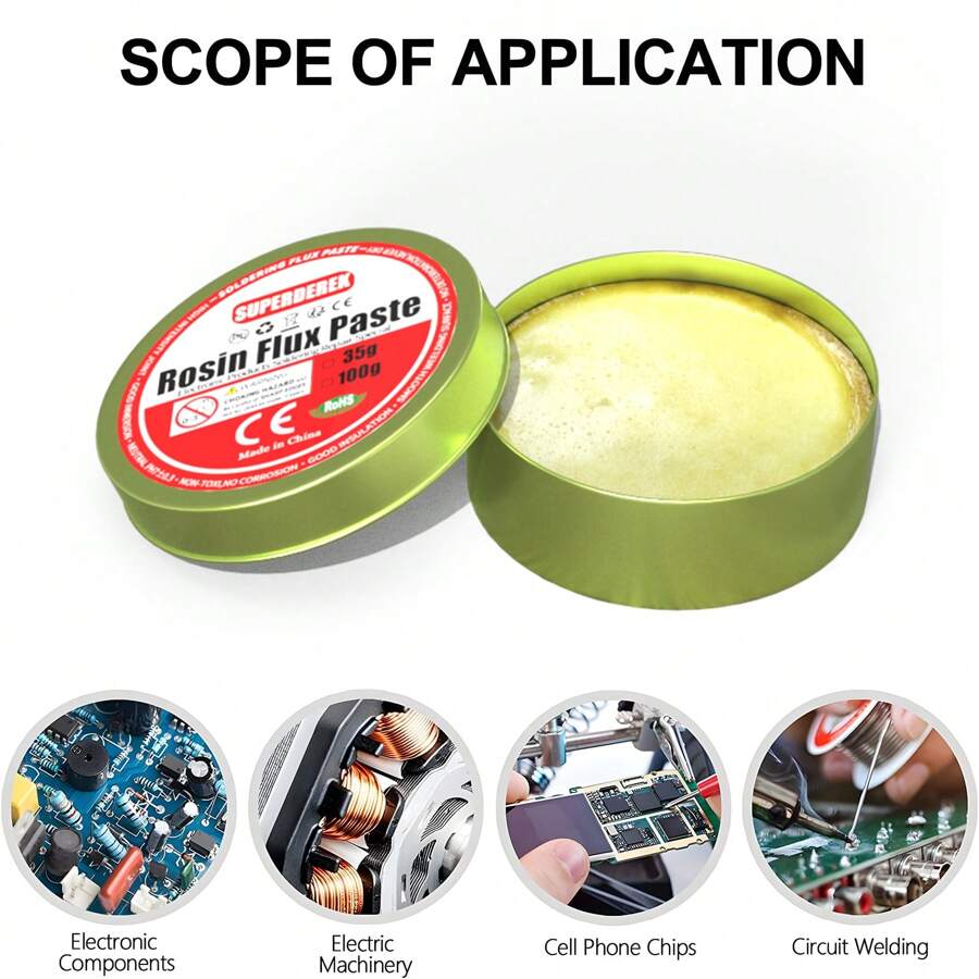 Soldering Paste Rosin Flux Lead-Free Welding Flux Iron Repair Soldering Flux For Circuit ...
