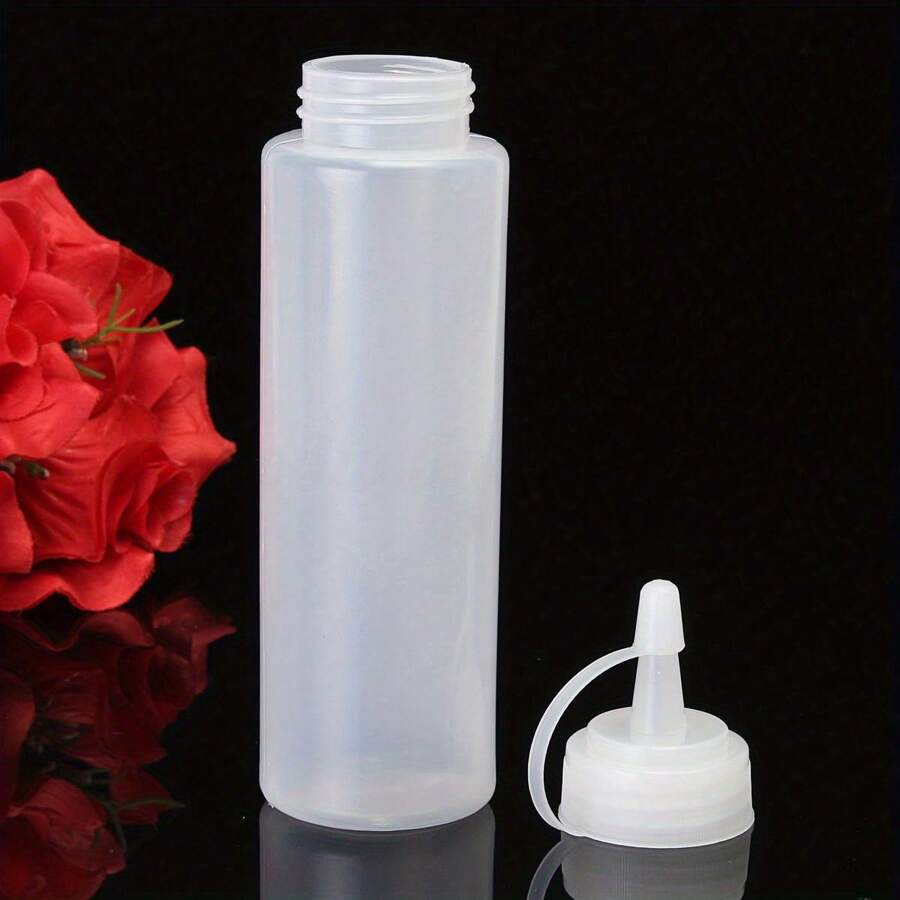 3pcs Plastic Squeeze Bottles, Versatile Salad Dressing Dispenser, Soy ...