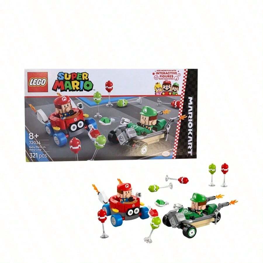 LEGO Lego 72034 Kart-Moliou Baby Vs Luigi Baby 2025 Novos Blocos de ...