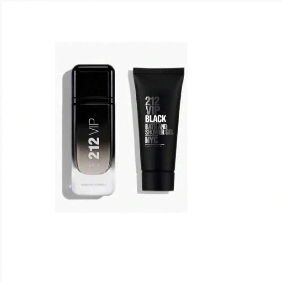 Carolina Herrera Bad Boy 3 Pc Set 1.7Oz EDT+0.34 Oz EDT+3.4 Oz Shower ...