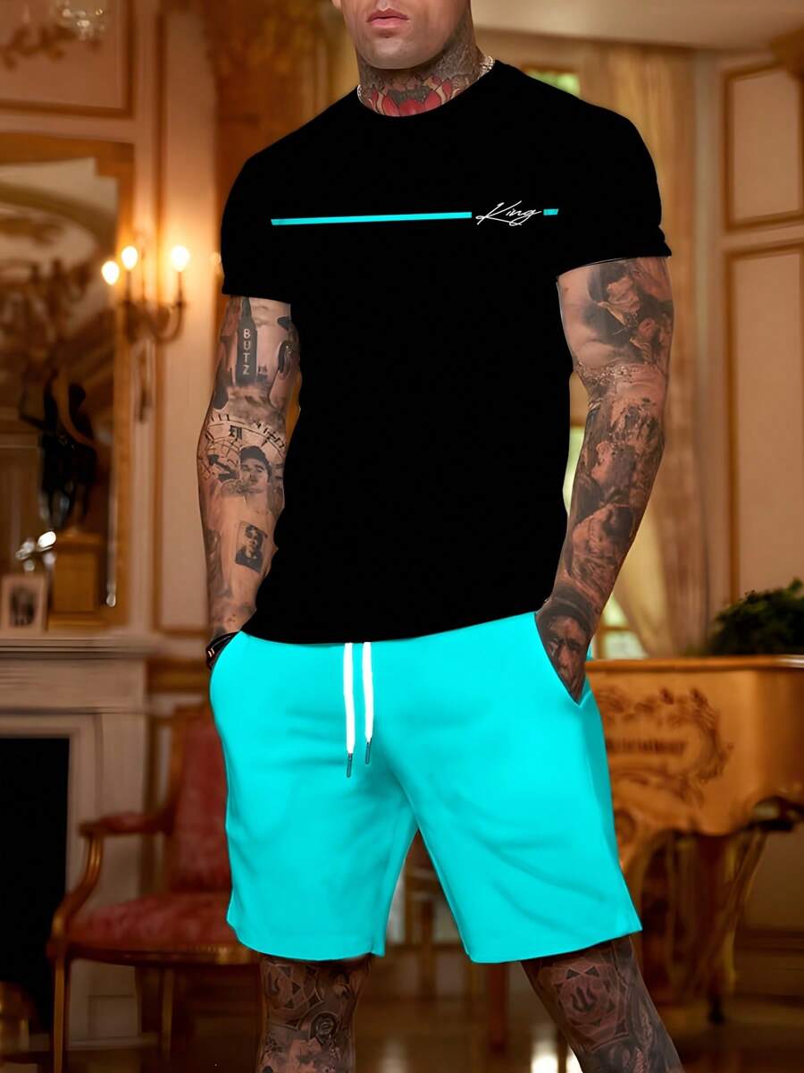 New Men's Novelty Black, Summer Outdoor Sportswear - Comfortable Fit ...