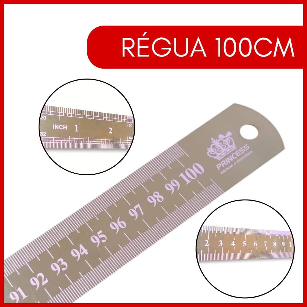 Princess 60cm Flexible Metal Professional Ruler | SHEIN South Africa