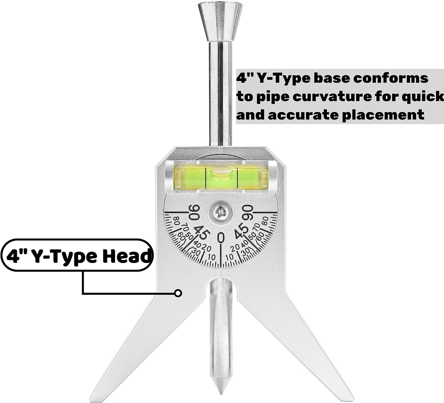 Manual Tube Marker Centering Tool Safety Pipe Center Finder Y-Type 4 ...