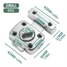 1pc Home Security Latch Rotate Bolt Latch Gate Latches Door Slide Lock ...