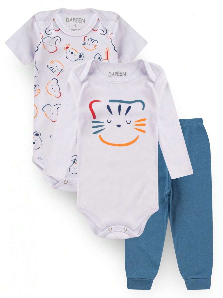 Baby Boy Body Kit Suedine Animals | Moda de Mujer | SHEIN México