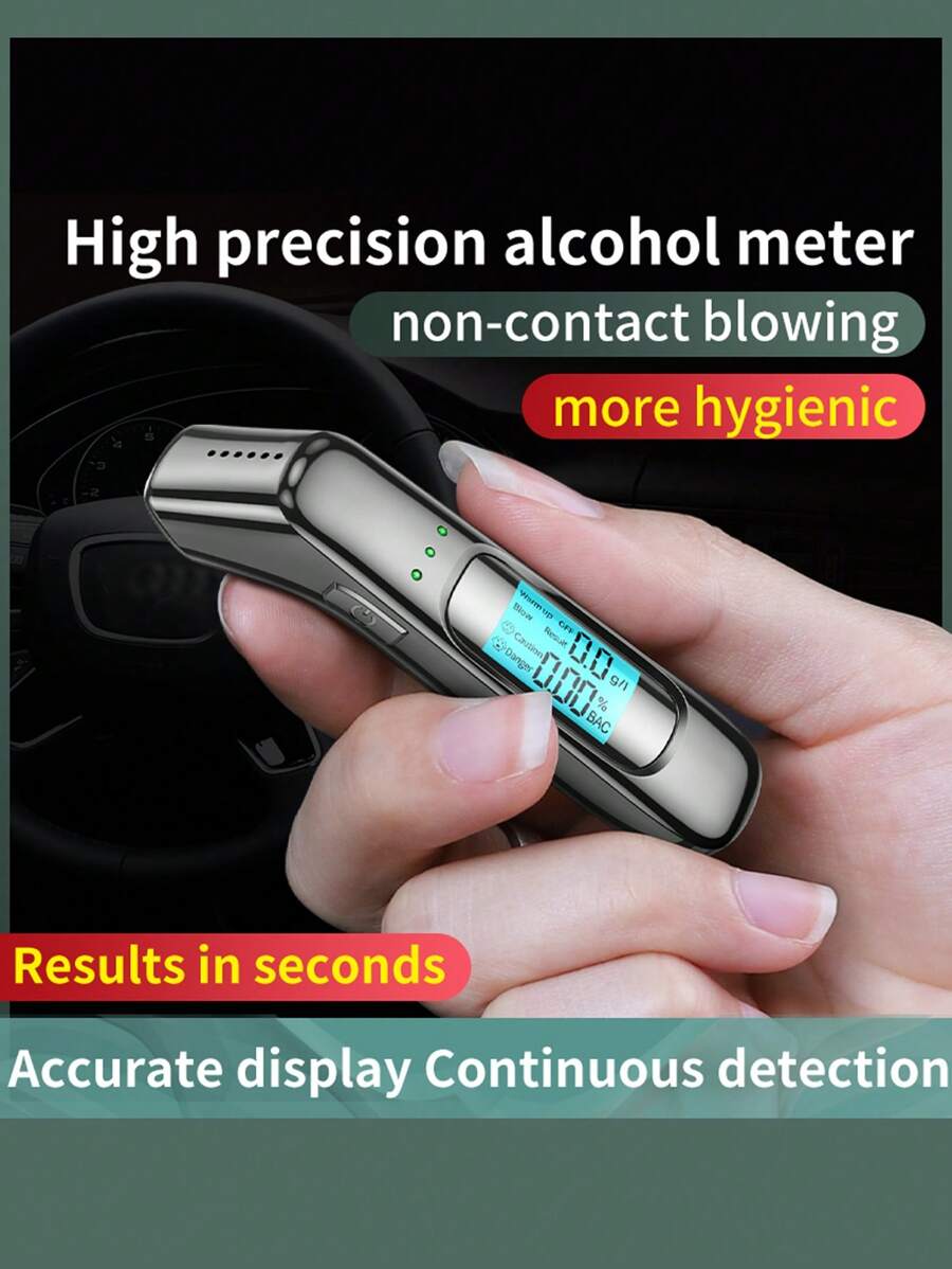 2025 New High-Definition Screen Alcohol Detector High-Precision Drunk ...