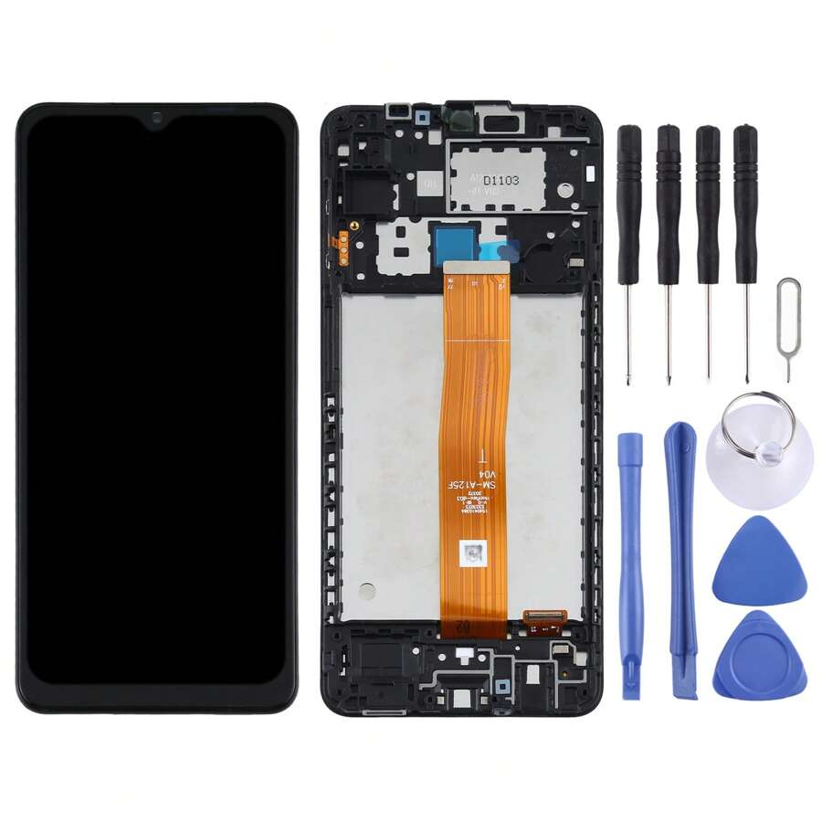 Pantalla LCD original compatible con Samsung Galaxy A12 4G SMA125F, digitalizador de pantalla ...