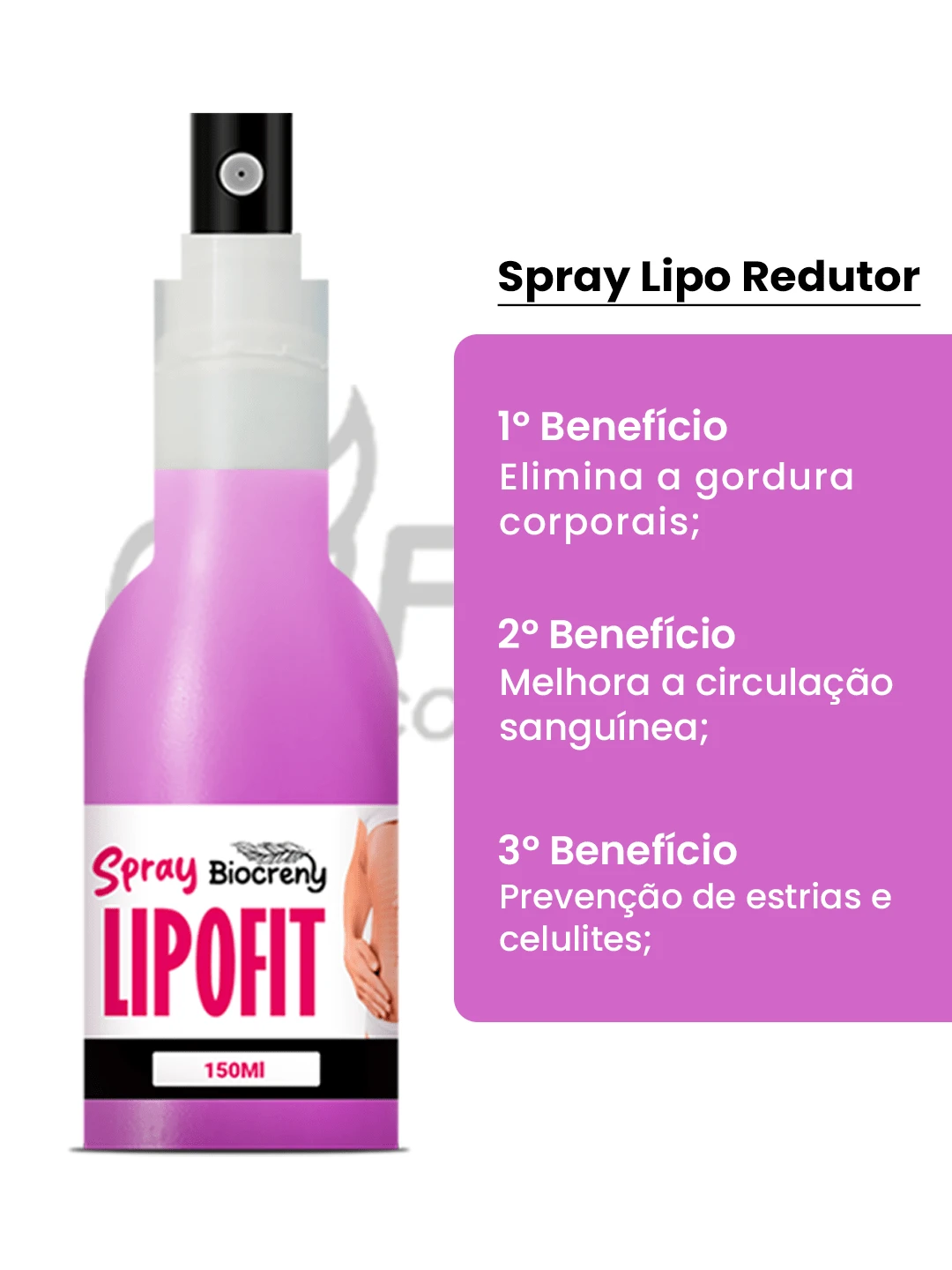 Kit 6 Spray Lipofit: Elimine Gordura e Melhore Sua Circulação Sanguínea ...
