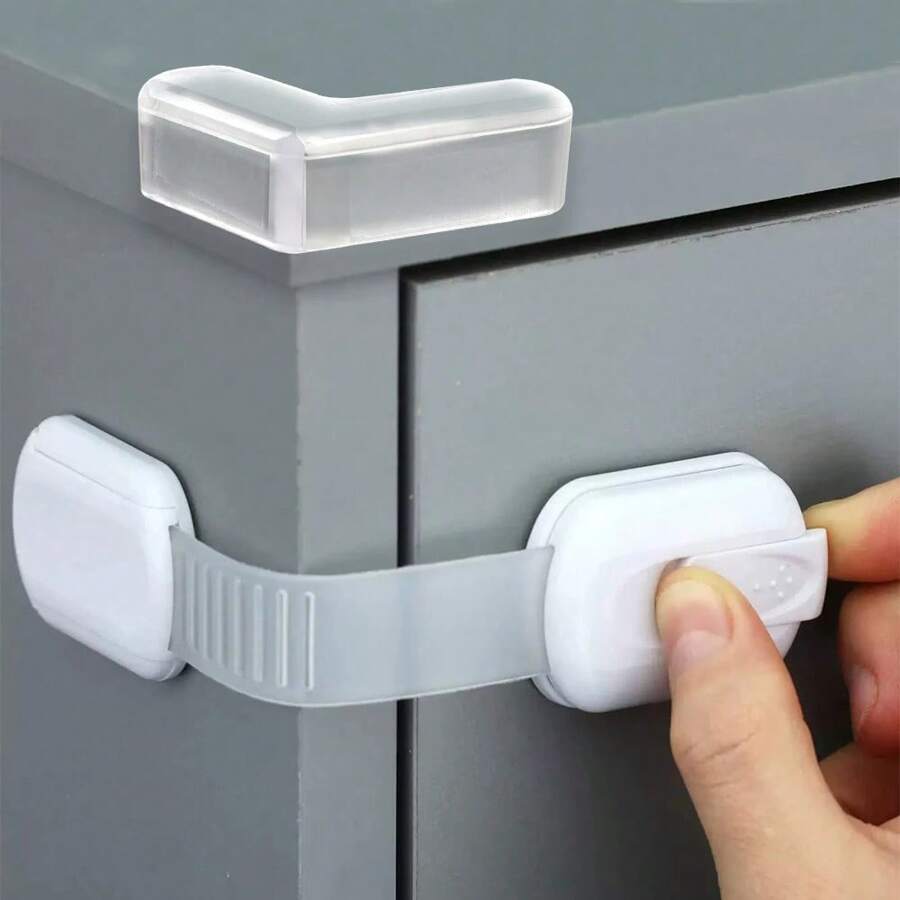 Child Safety Lock, Baby Drawer Lock To Prevent Finger Pinch ...