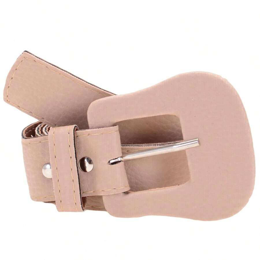 Cintos Feminino Fivela Violão Cores Neutras Mulheres Look Cintos ...