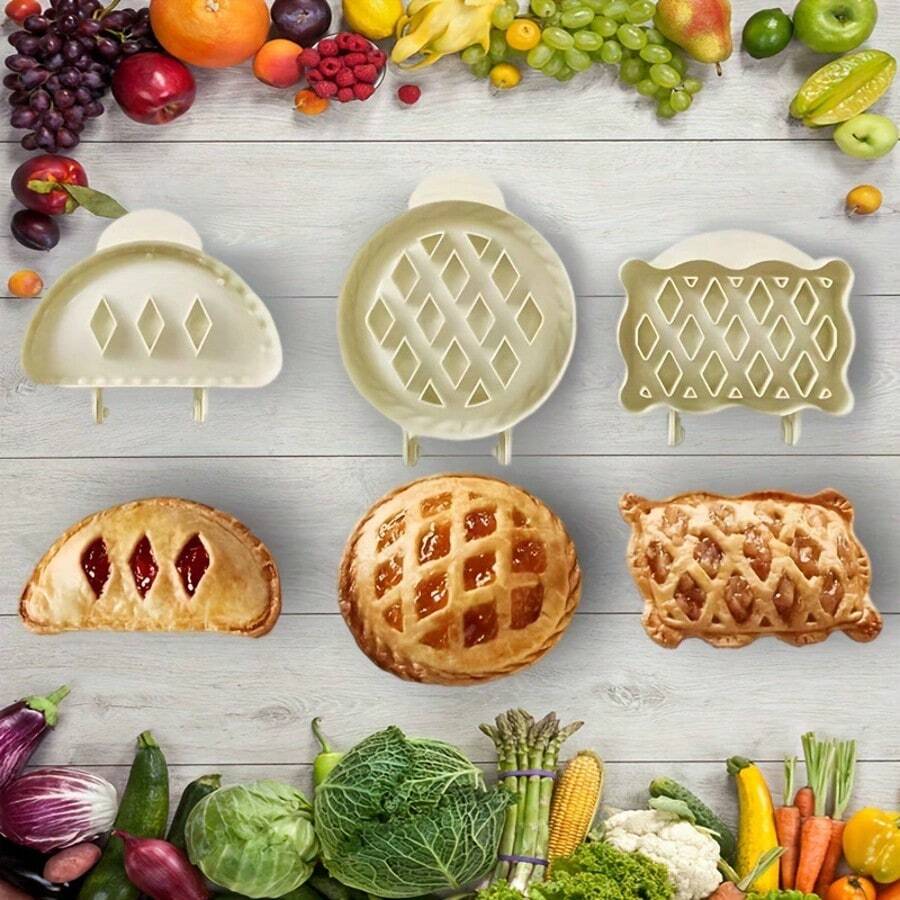 Classic Mini Hand Pie Molds, Apple Pie, Chocolate Pie Baking Molds ...