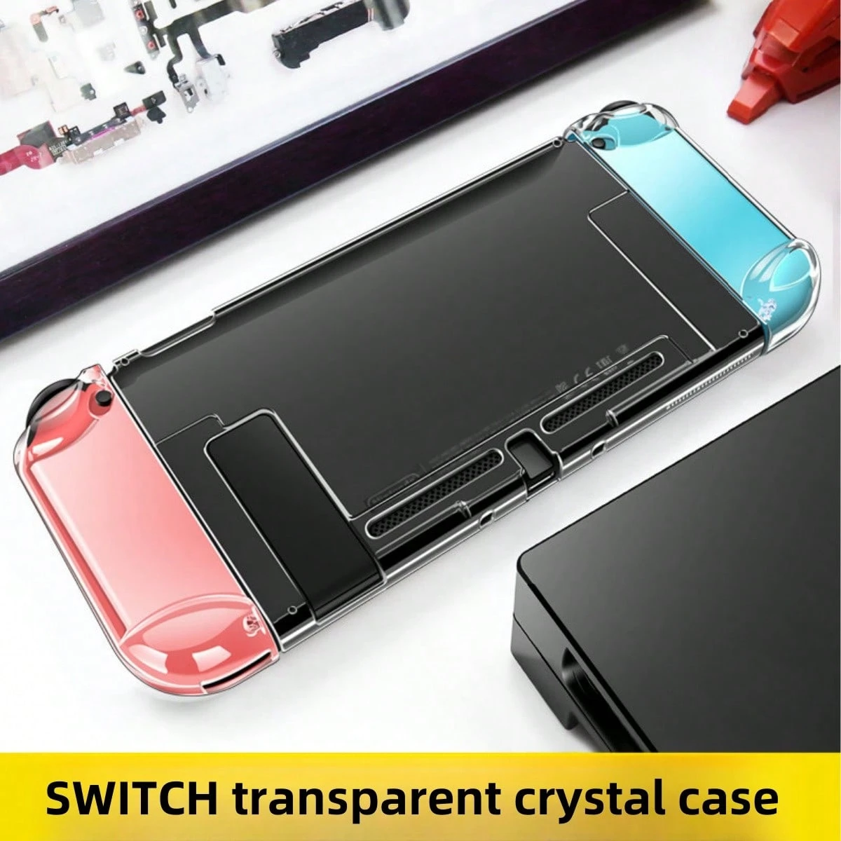 Funda Mumba para Switch OLED, [Serie Thunderbolt] Cubierta protectora ...