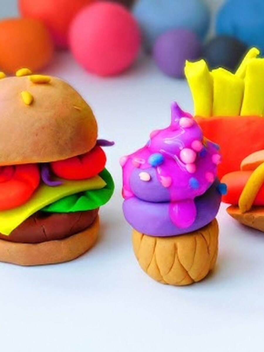 Fun Food Modeling Clay KIT Clay With Molds Modeling Clay Cake Sushi ...