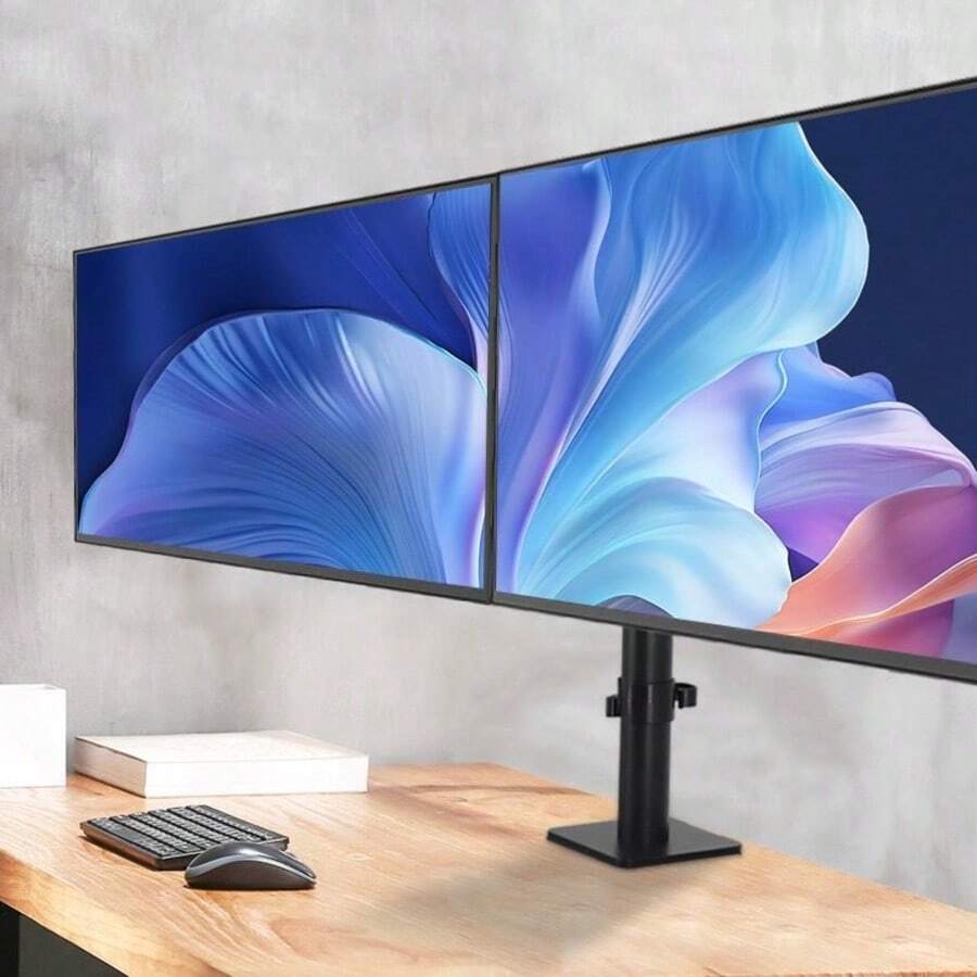 Dual Screen Clamp Desk Mount For Computer Monitor, Ergonomic Display ...