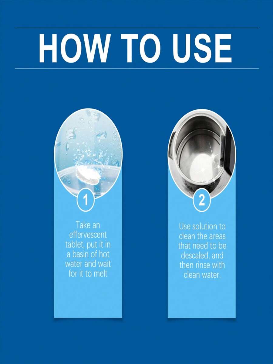 Scale Cleaning Effervescent Tablets Stainless Steel Pot Scale ...